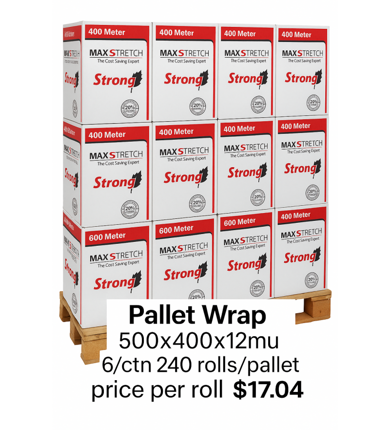 Maxstretch Wrap - 12micron